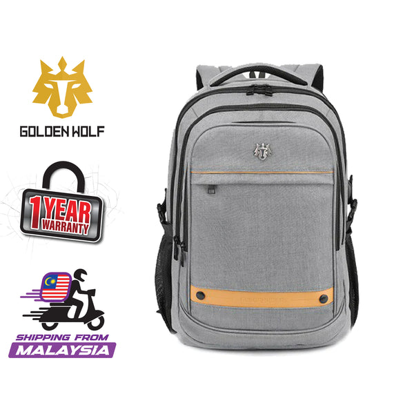 Golden Wolf Lectro Backpack (15.6" Laptop) – Bag2u Dot Com Sdn Bhd ...