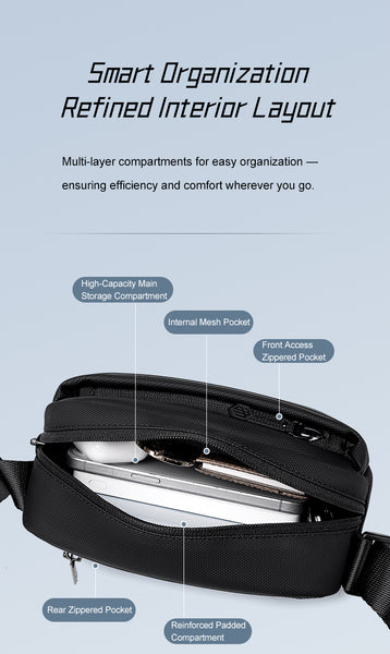 Arctic Hunter Kyron Messenger Sling Bag Multicompartment – Bag2u Dot ...
