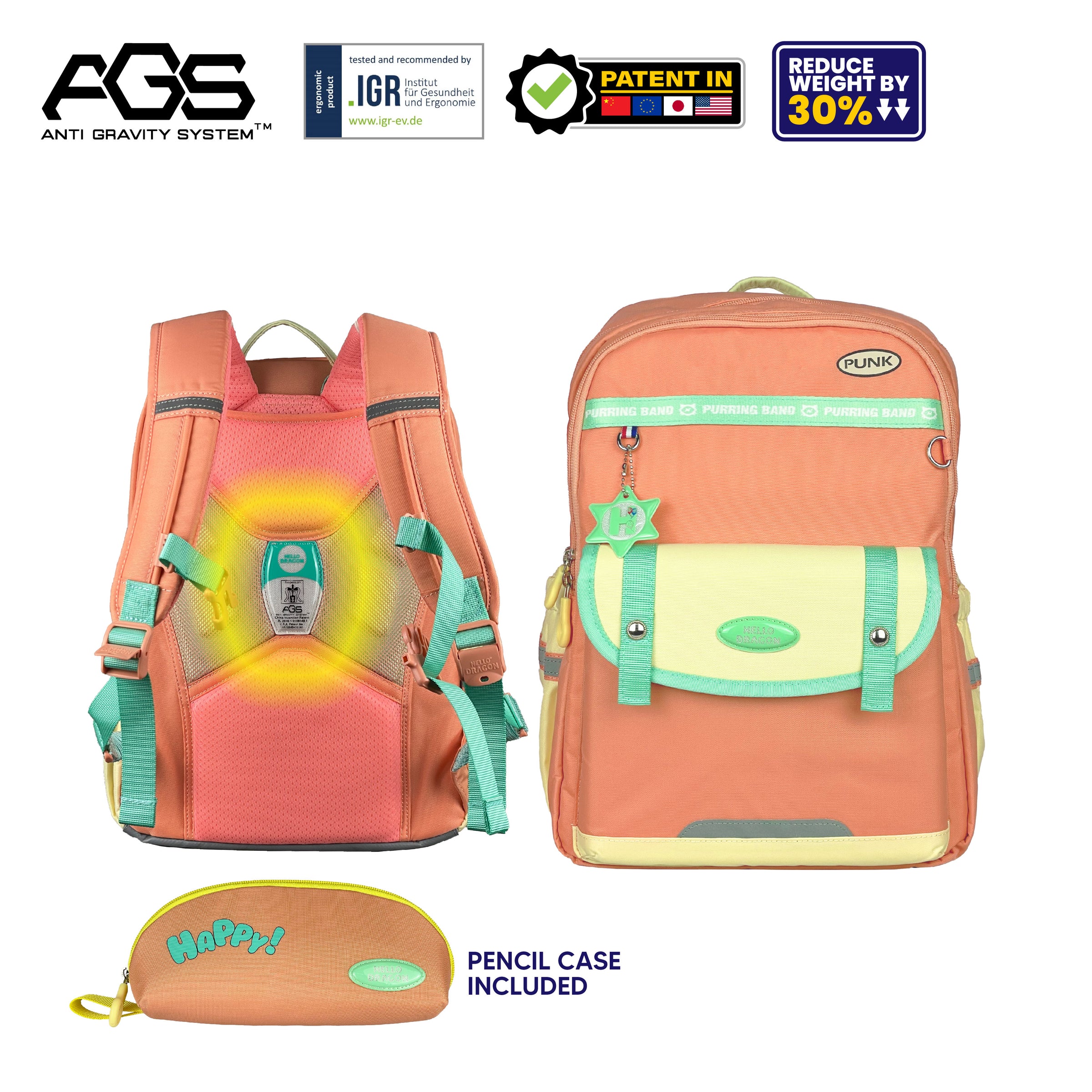HELLO DRAGON Cloud Backpack (ANTI GRAVITY SYSTEM®) – Bag2u Dot Com Sdn ...