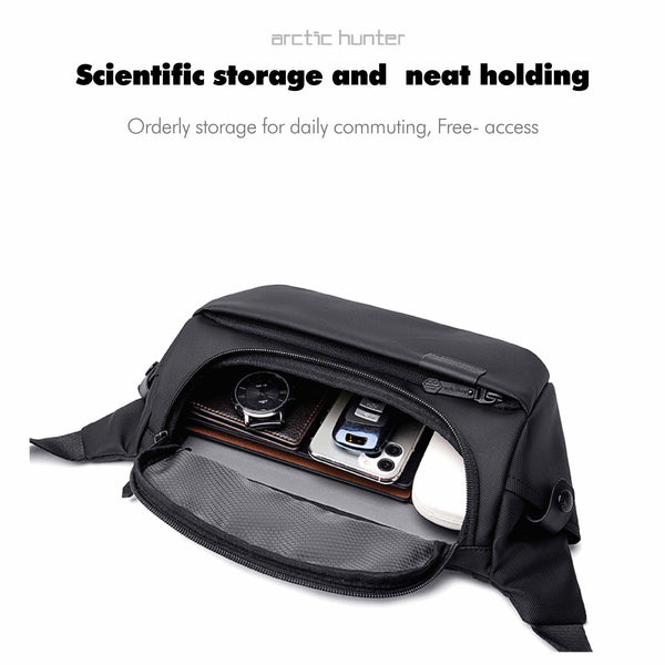 Arctic Hunter i-Chellaz Sling Bag Travel Leisure Multi Compartment Cro ...
